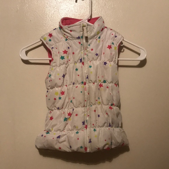 1989 Place | Jackets & Coats | 989 Place Girls 4t White Puffer Vest ...